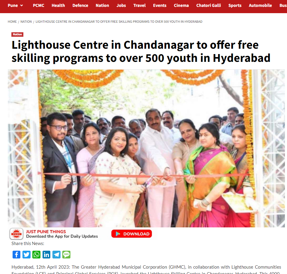 Lighthouse Centre in Chandanagar to offer free skilling programs to ...